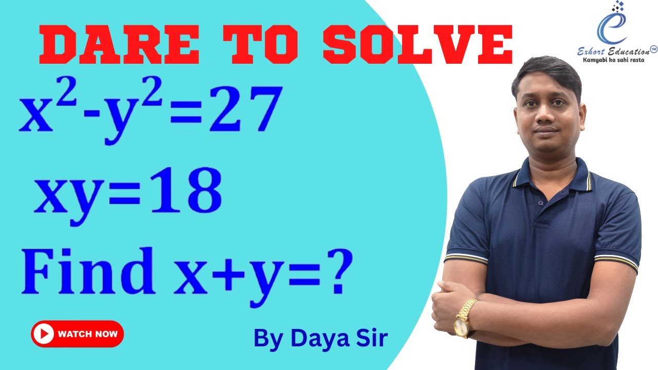 Ramanujan's Problem! Dare To Solve || #ramanujan #Olympiad (Exhort ...