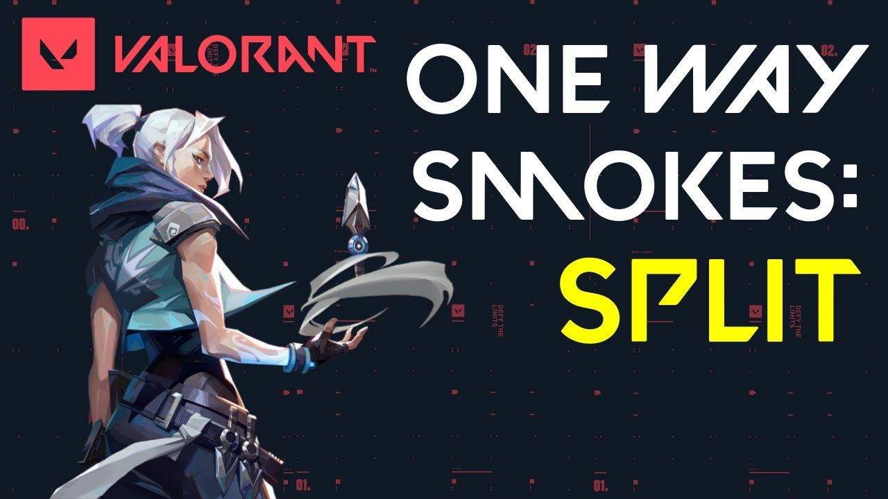 Jett One Way Smokes On Split | Valorant - YouTube