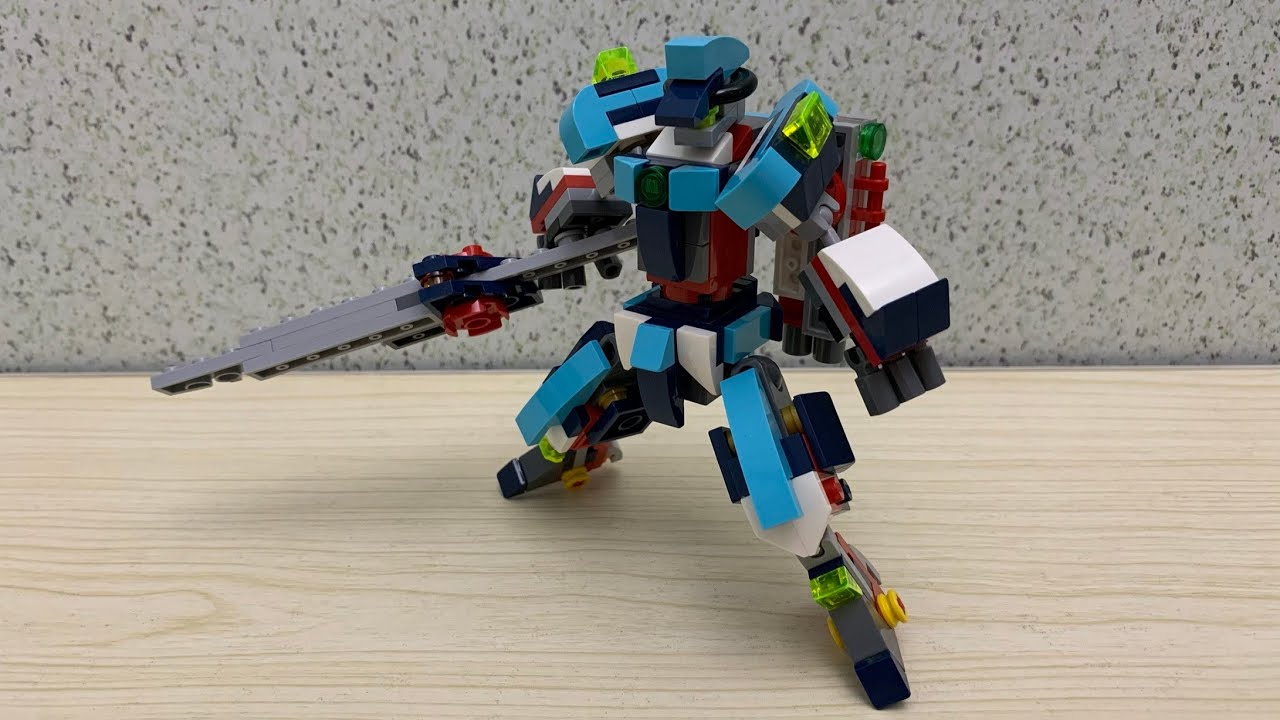 LEGO MECH 31088 + 31062 -MechCop - YouTube