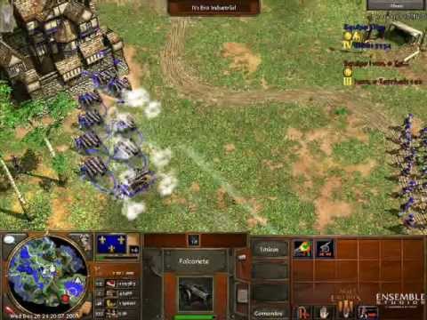 AGE of Empires III 3 Revolt Villagers Batlle - YouTube