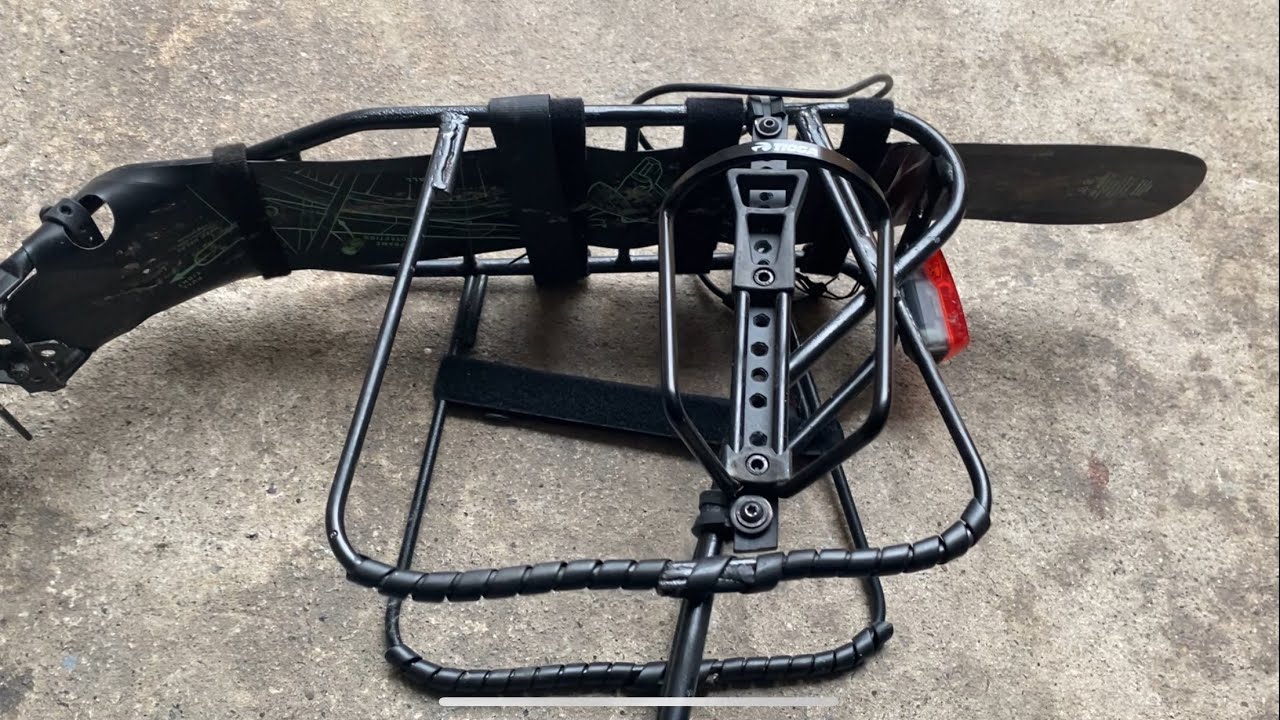 Old Man Mountain Divide Rack Modification For Surly Ogre - YouTube