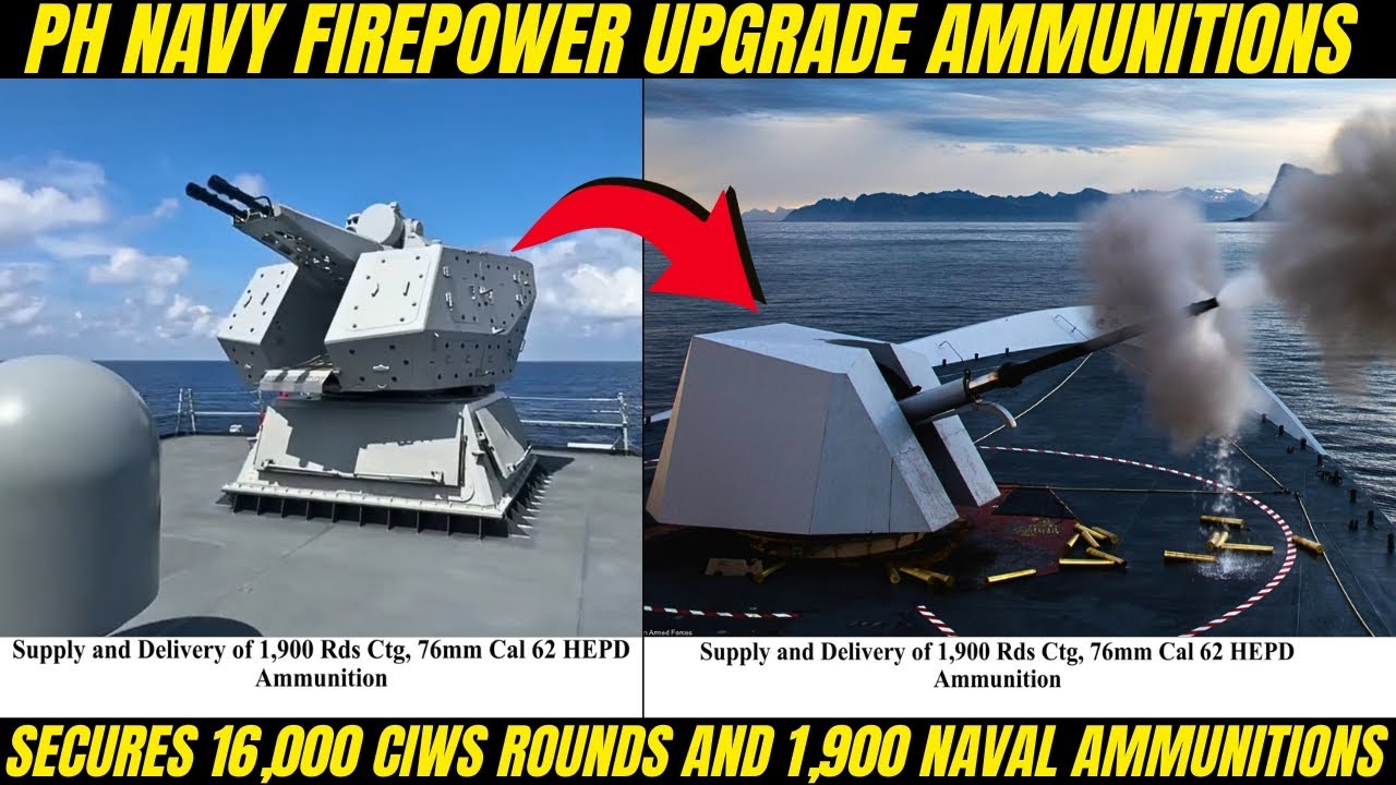 Philippine Navy Firepower Upgrade Ammunitions: Secures 16,000 CIWS ...