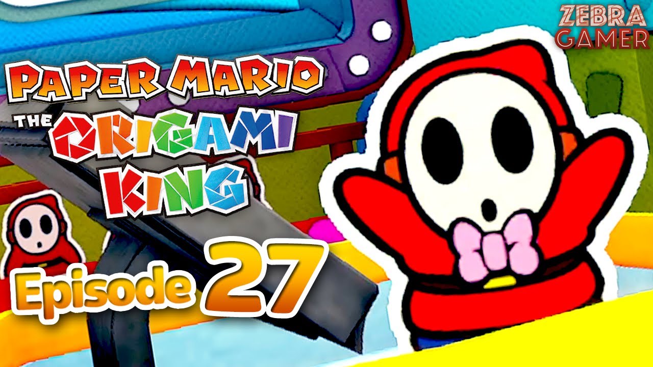 Paper Mario: The Origami King Gameplay Part 27 - Shy Guys Finish Last ...