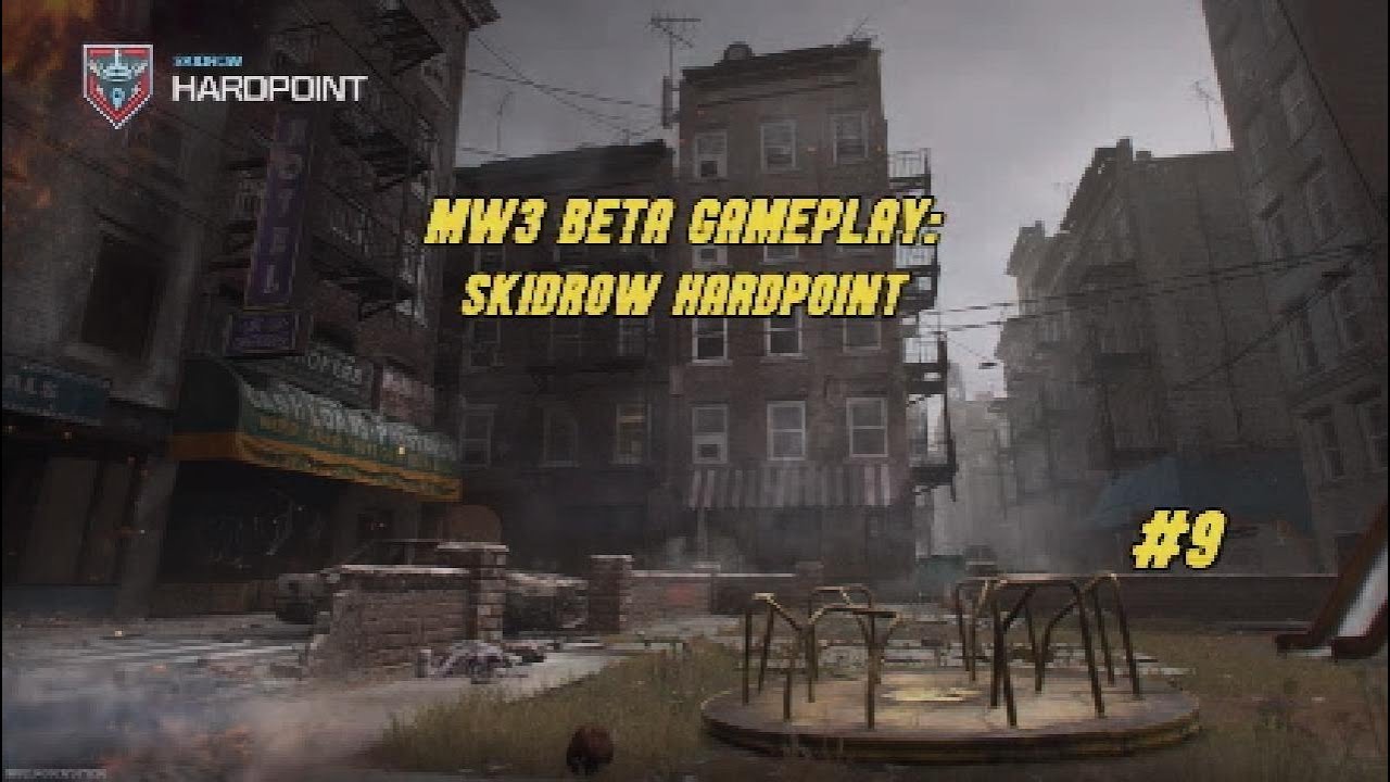 MW3 Beta Gameplay #9 - Skidrow Hardpoint - YouTube