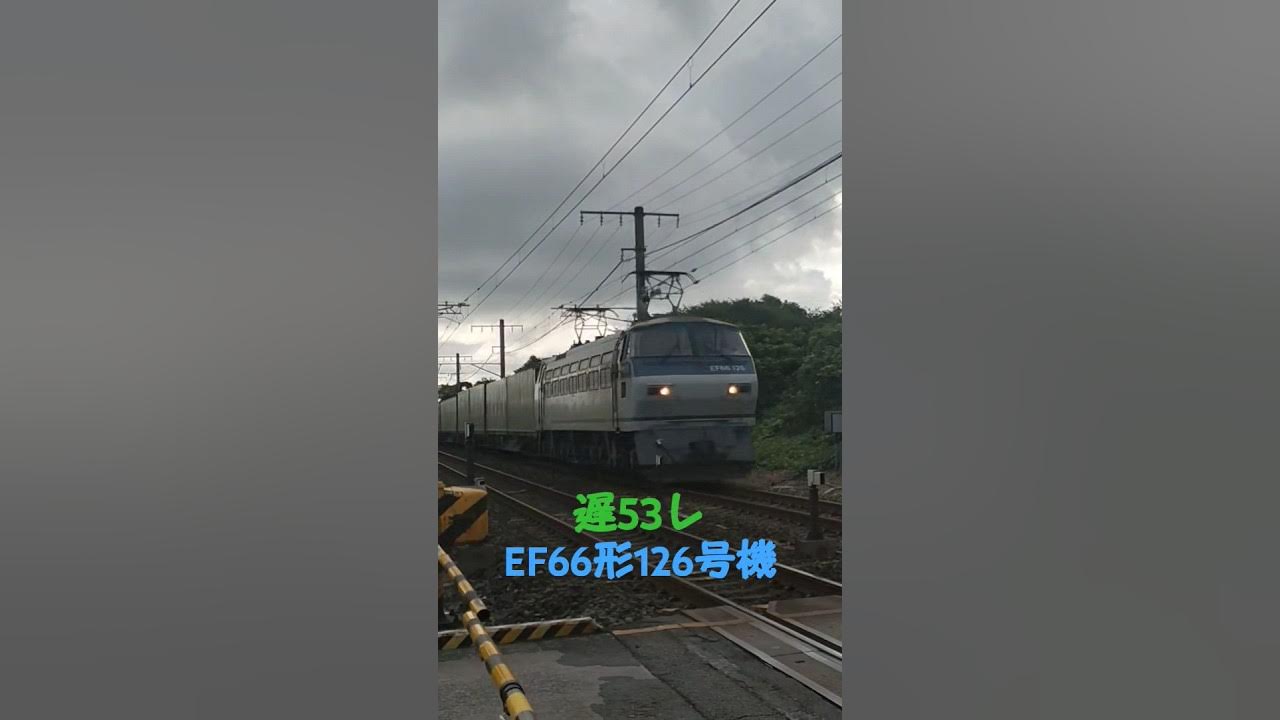 A104 東京タ〜吹田タ(ヨ53レ)※6時間遅れ EF66形126号機 #鉄道 #jr東海 #貨物 #ef66100番台 - YouTube