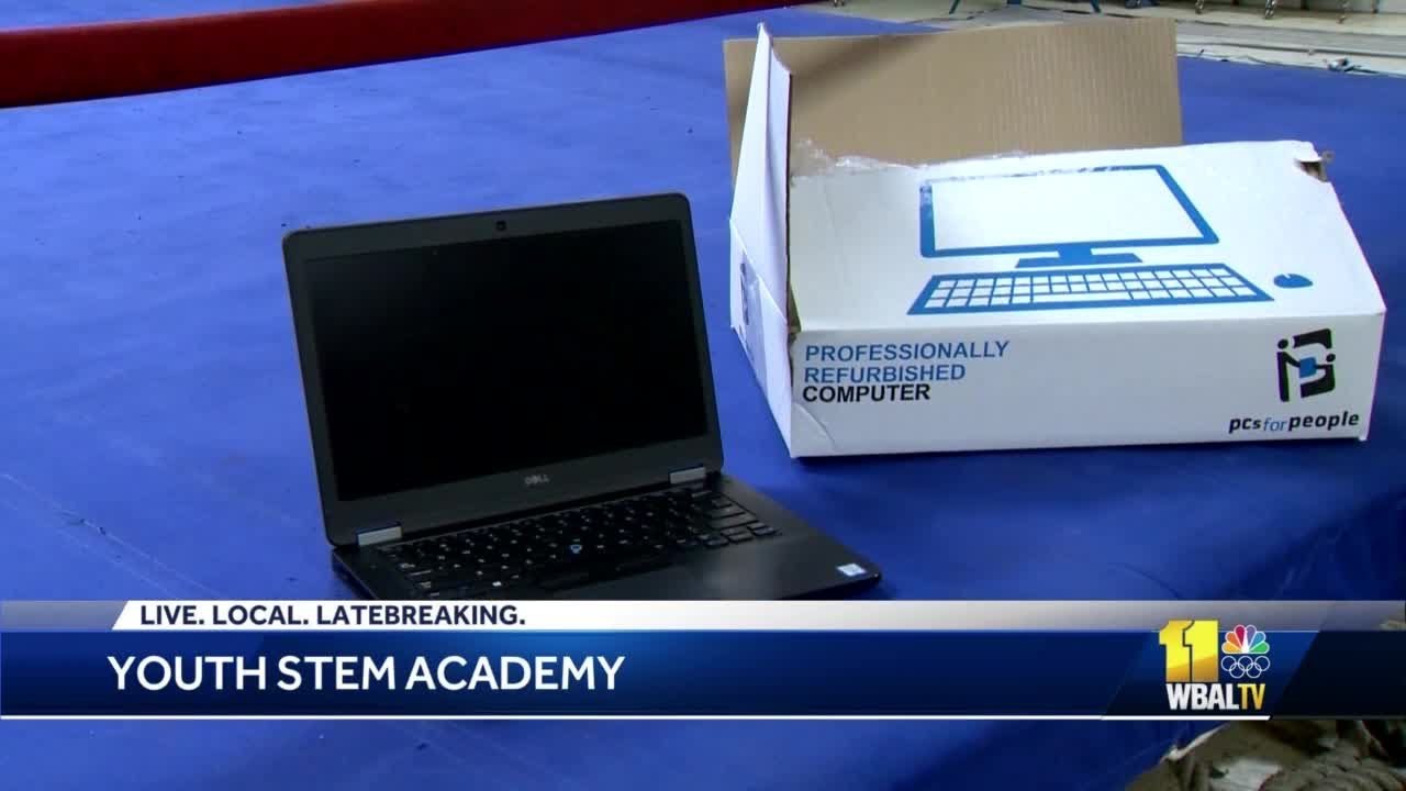 Mack Lewis Boxing Gym bridging digital divide in Baltimore - YouTube