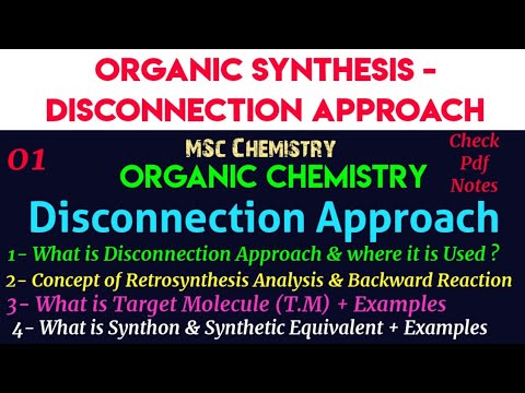 Disconnection Approach - Intro + Basics+Examples+synthon + Synthetic ...