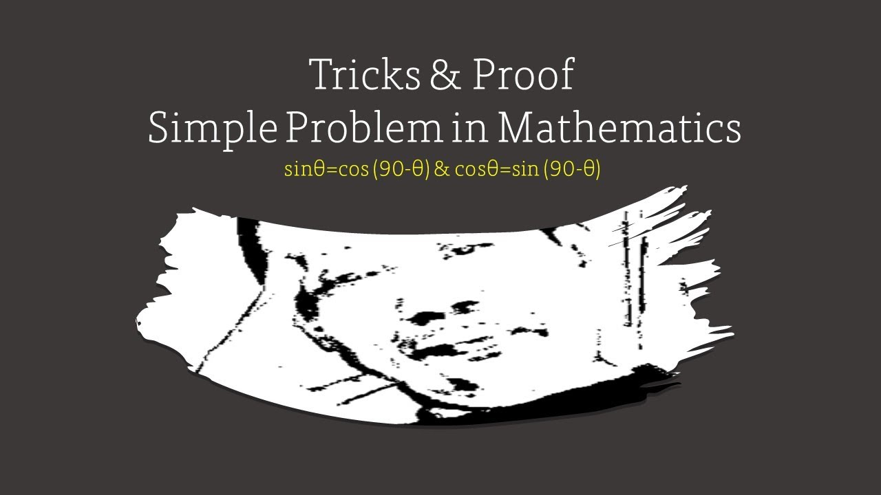 Proof sinθ=cos (90-θ) & cosθ=sin (90-θ) - YouTube