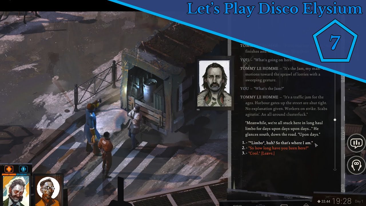 Let's Play Disco Elysium (with chat) Part 7: The Jam Mystery - YouTube
