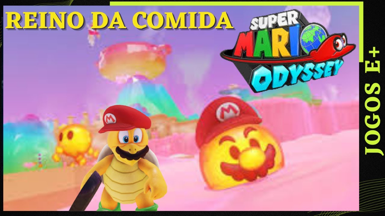 SUPER MARIO ODYSSEY - REINO DA COMIDA ..(FOOD KINGDOM )-All Hint Art ...