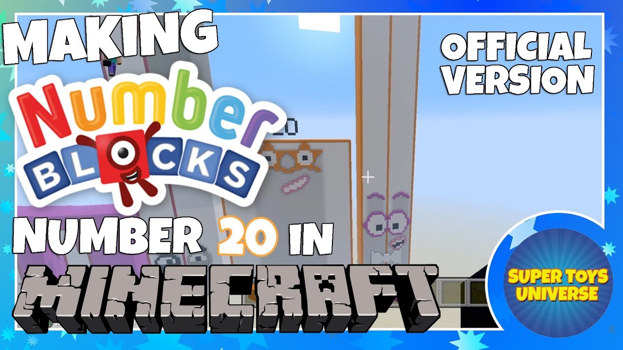 Making Numberblock 20 *OFFICIAL VERSION* in Minecraft! - YouTube