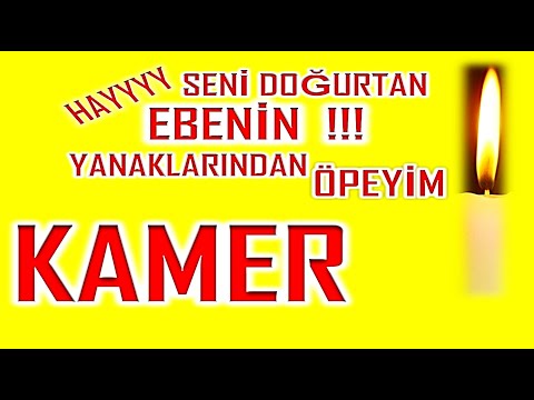 İyi ki Doğdun Kamer İsme Özel Komik Doğum Günü Şarkısı