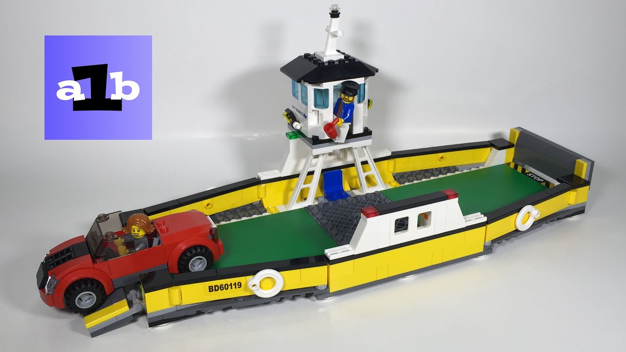 LEGO 2016 CITY 60119 Ferry Time Lapse Build - YouTube