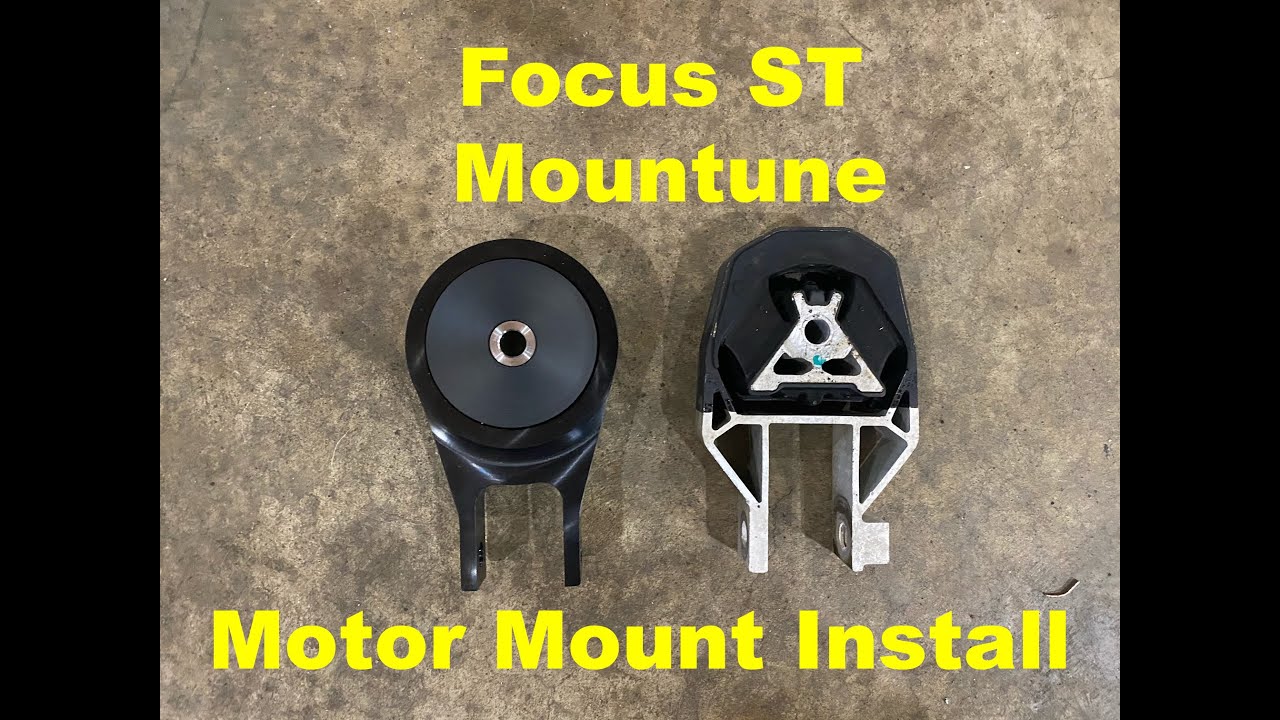 Focus ST Mountune Rear Motor Mount Install - YouTube