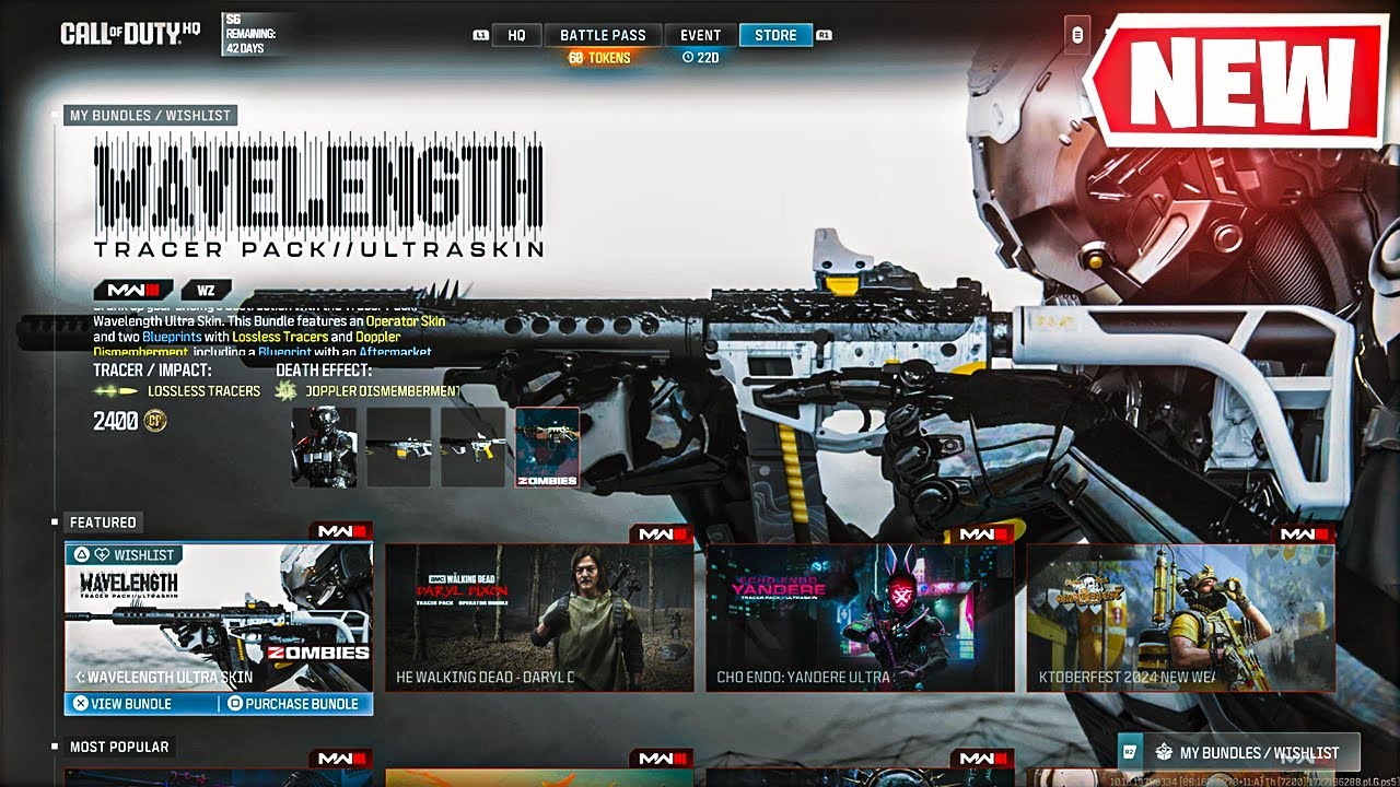 "TRACER PACK: WAVELENGTH ULTRA SKIN" BUNDLE + FREE GIFT PACK RELEASED ...