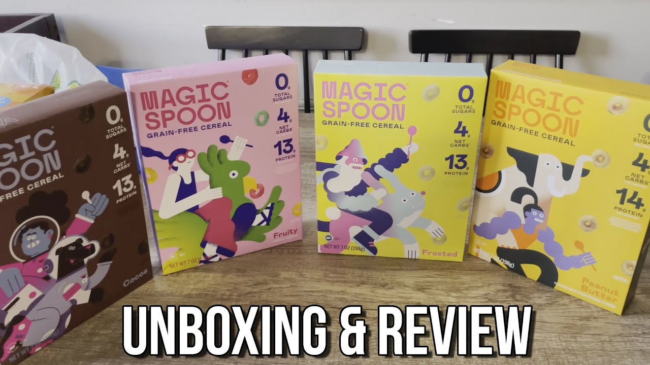 Magic Spoon Variety Pack Unboxing & Review - YouTube
