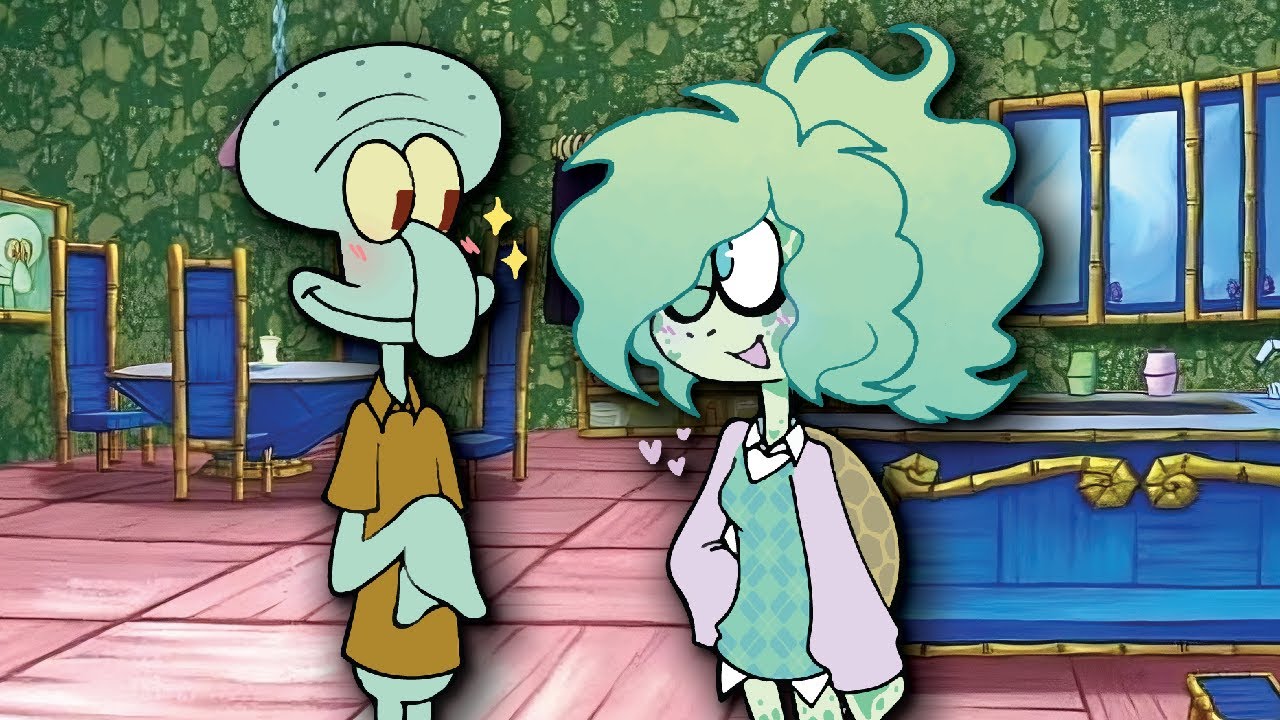 La CHICA de Bob Esponja que está enamorada de CALAMARDO - YouTube