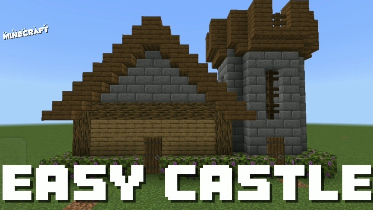 Easiest Starter Castle | Minecraft - YouTube