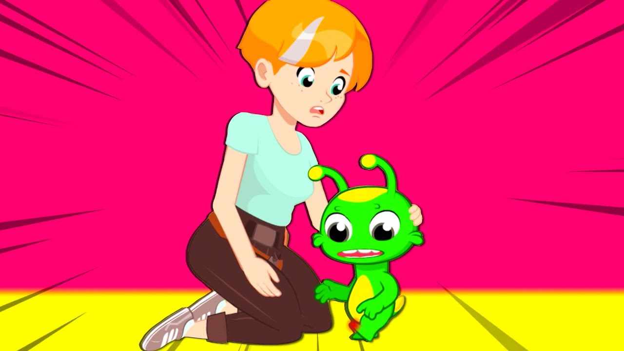 The Boo Boo Song | Groovy The Martian Educational Cartoon Show ...