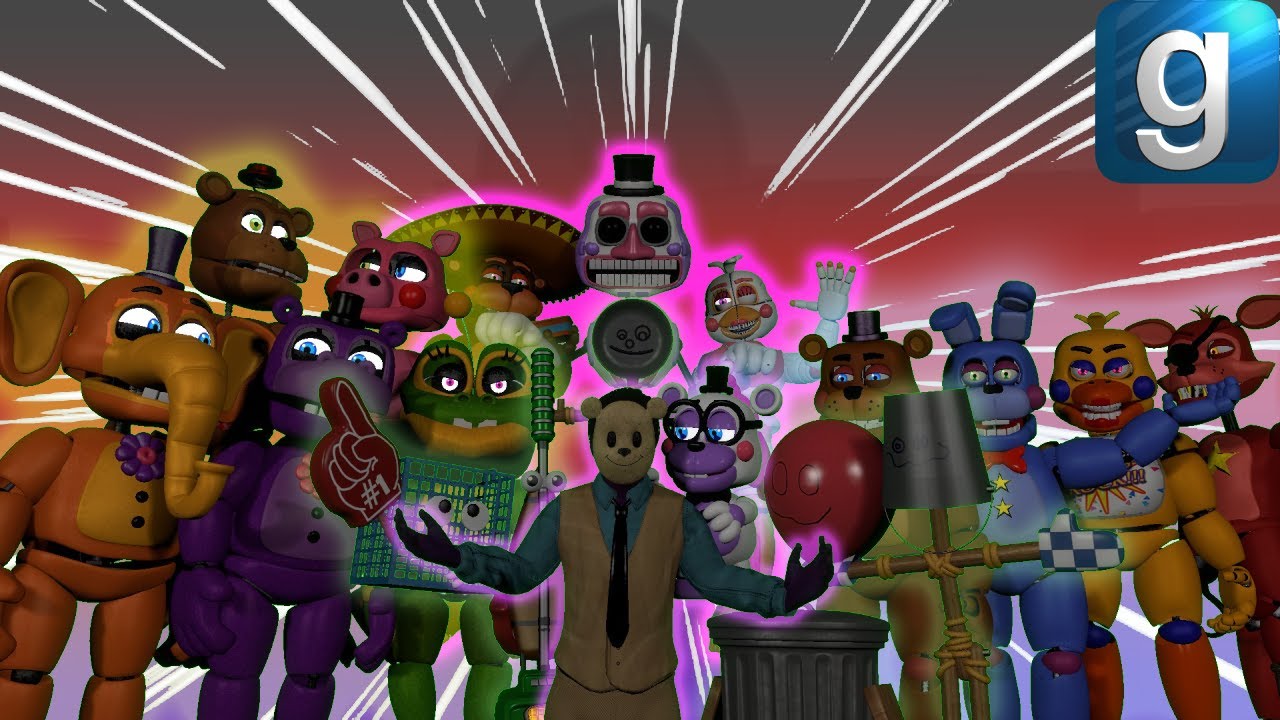 GMOD FNAF | Pizzeria Simulator the Movie. - YouTube