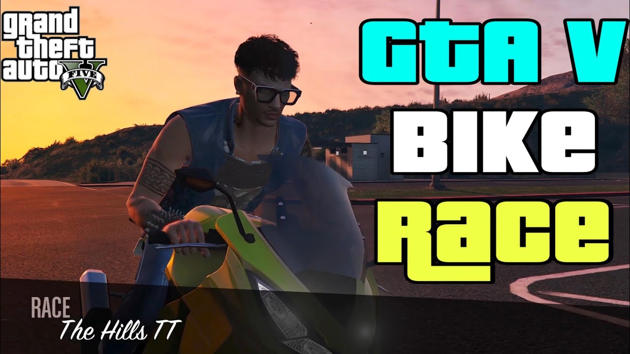 GTA V Bike Race Challenge | #gtav #race 😱 - YouTube