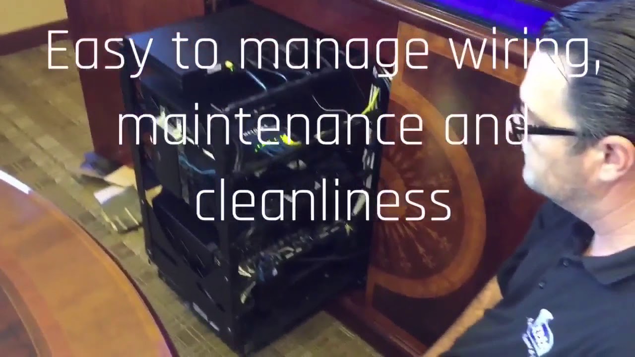 Middle Atlantic | SRSR Series, Slide Out Rotating Rail System - YouTube