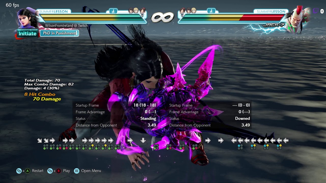 Zafina off axis DF3,4 full combo vs Jack and gigas - YouTube