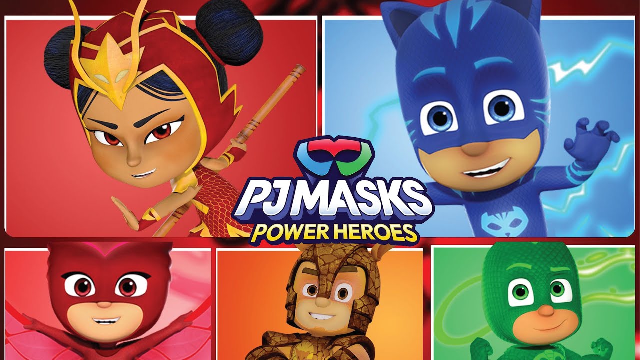 Pj Masks Power Heroes: Catboy, Gekko, An Yu play with me - YouTube