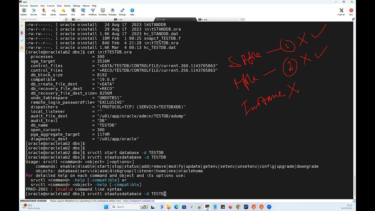 Spfile Missing - Create spfile from pfile || Oracle Restart - YouTube