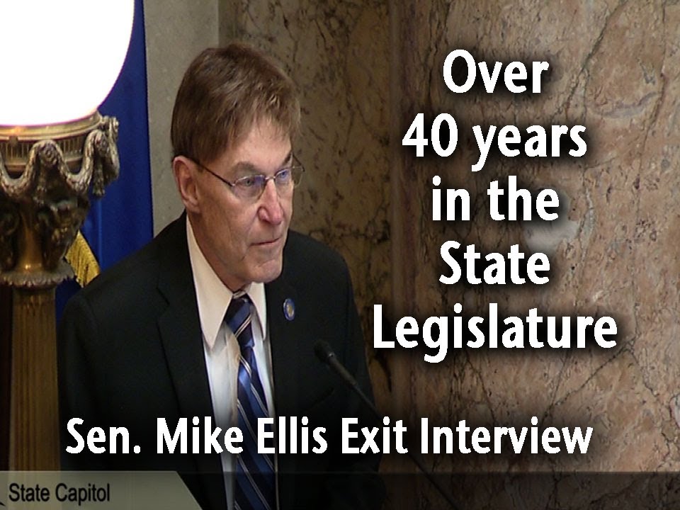 Newsmakers: Exit Interview with Sen. Mike Ellis - YouTube