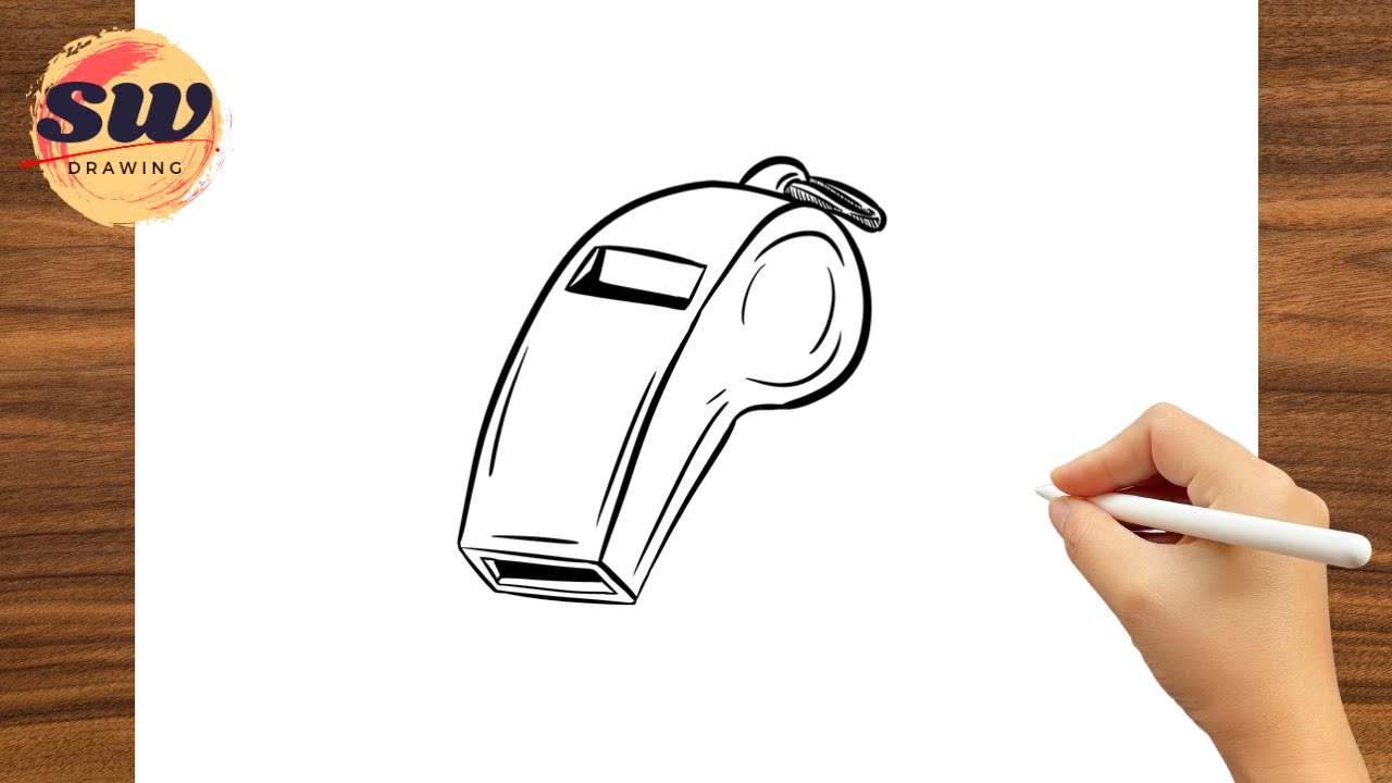 How to Draw Whistle - YouTube