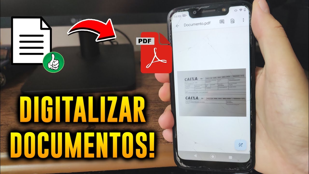 COMO DIGITALIZAR DOCUMENTOS PELO CELULAR - YouTube