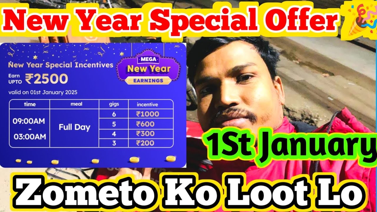 New year special offer 2025 || 1st January offer || 1st January special ...