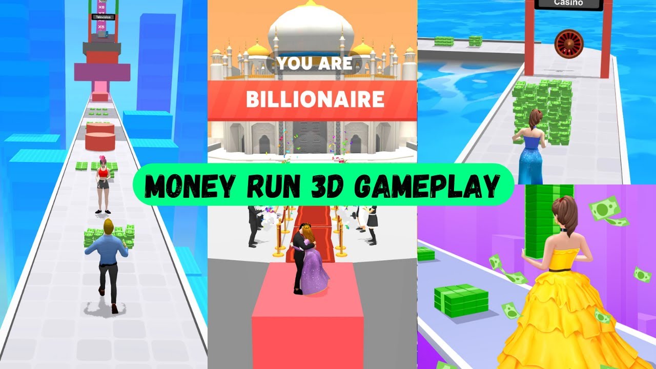 Money Run 3D 🎮 Gameplay Walkthrough PART 2 (iOS, Android) #gaming # ...