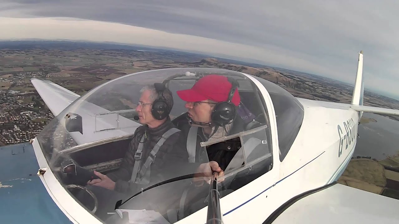 Flying the Scheibe SF-25C Falke Motor Glider - YouTube