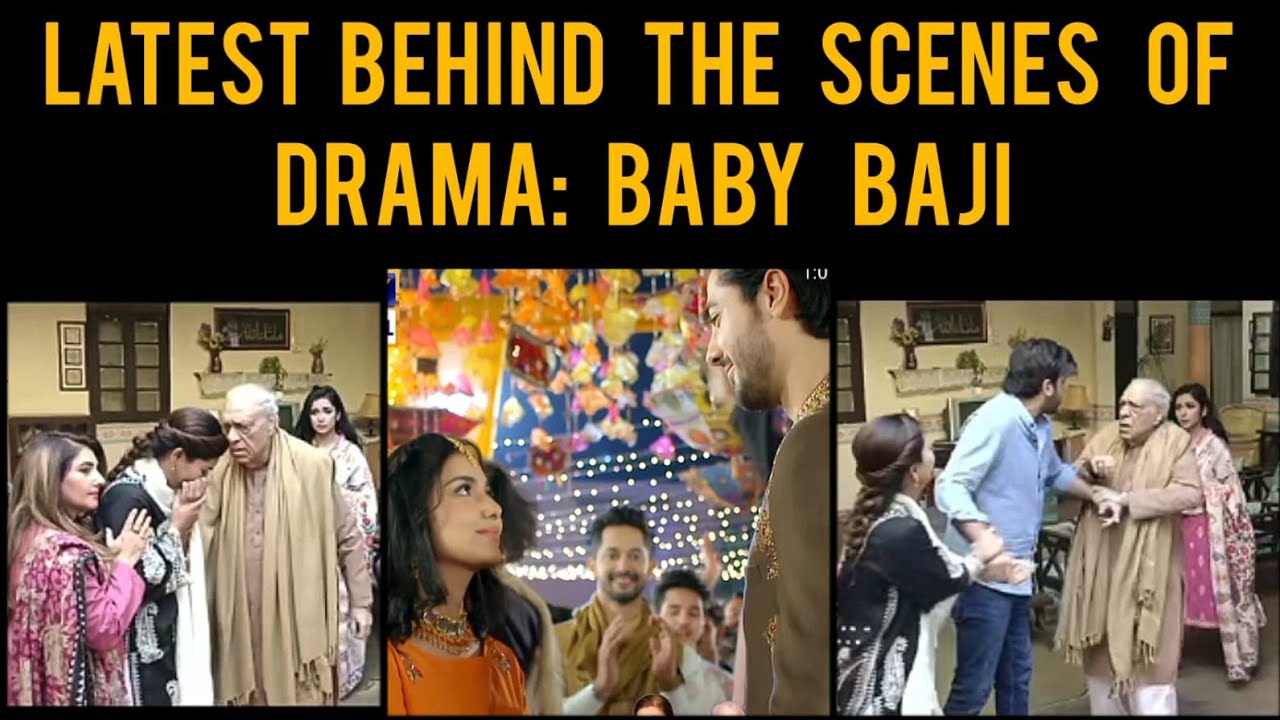 behind the scenes of baby baji | baby baji drama - YouTube