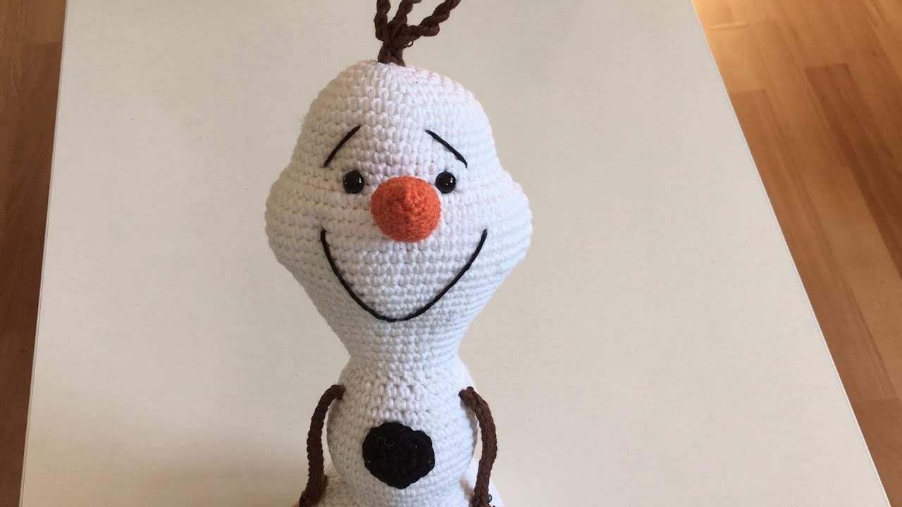 Amigurumi Olaf | Free crochet pattern (part 2) - YouTube