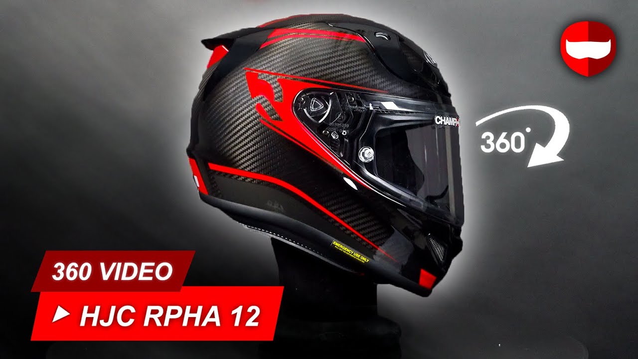 HJC RPHA 12 Carbon Keres MC1 - Showcase - YouTube