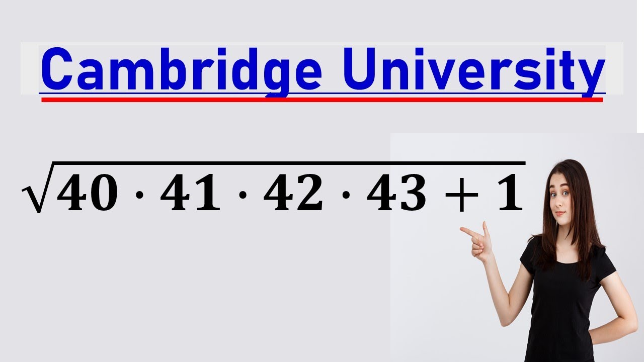 A very tricky Cambridge University Admission Algebra Exam | Entrance ...