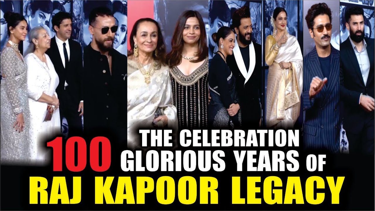 Many Celebs Attend The Celebration 100 Glorious Years Of Raj Kapoor ...