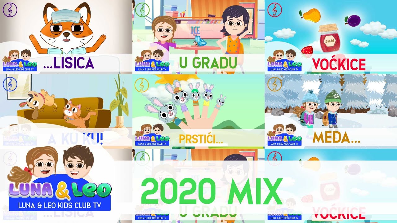 Luna i Leo 2020 mix - Sve pesmice iz 2020 na jednom mestu | Nove decije ...