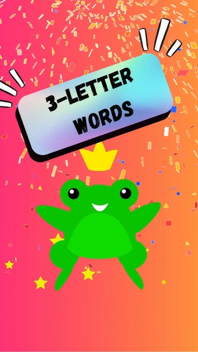 Learn 3-Letter Words for Kids | Fun & Easy Vocabulary Building - YouTube