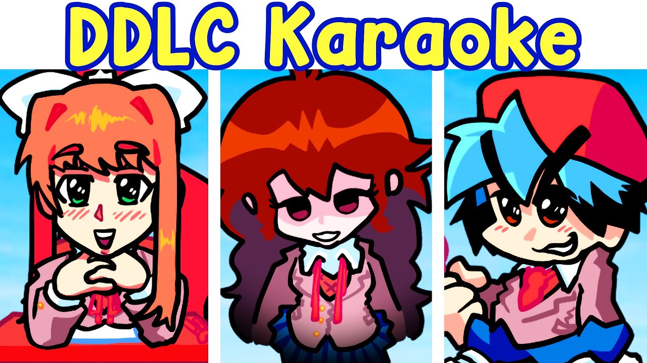 Friday Night Funkin': VS DDLC Karakoke Club [Funki Funki Karaoke Club ...
