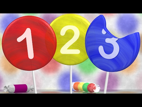 Teeter Taught Animation, Learn numbers 1 to 10 by counting and eating 3D...