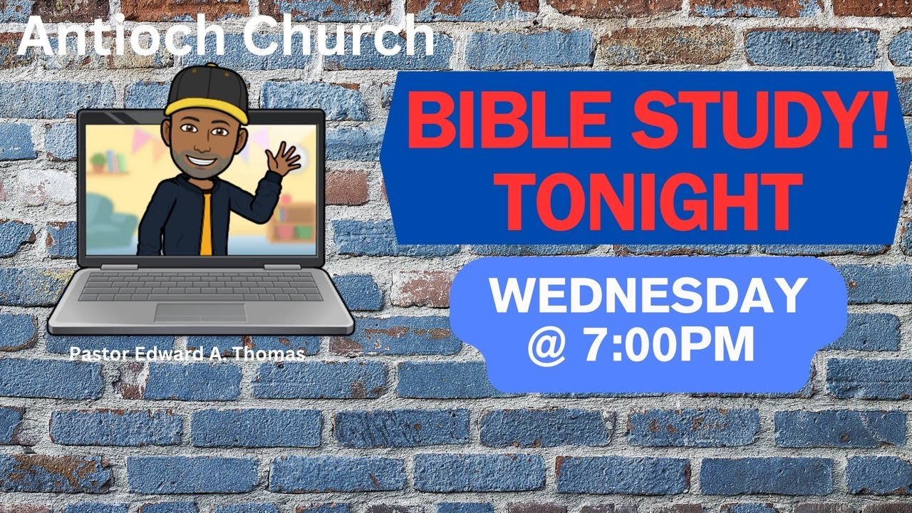 Join me for Bible Study TONIGHT Sept 10 at 7:00pm - YouTube