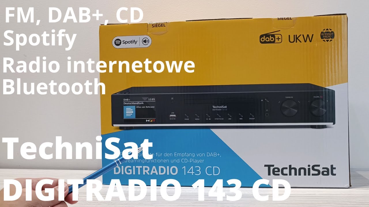 TechniSat DIGITRADIO 143 - CD, DAB+, radio internetowe, Bluetooth , CD ...