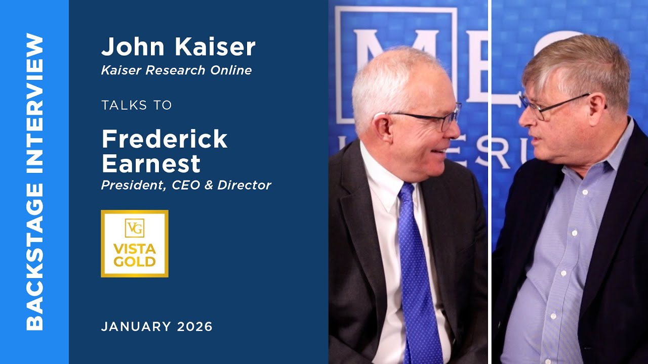 Frederick Earnest of Vista Gold talks to John Kaiser | Metals Investor ...