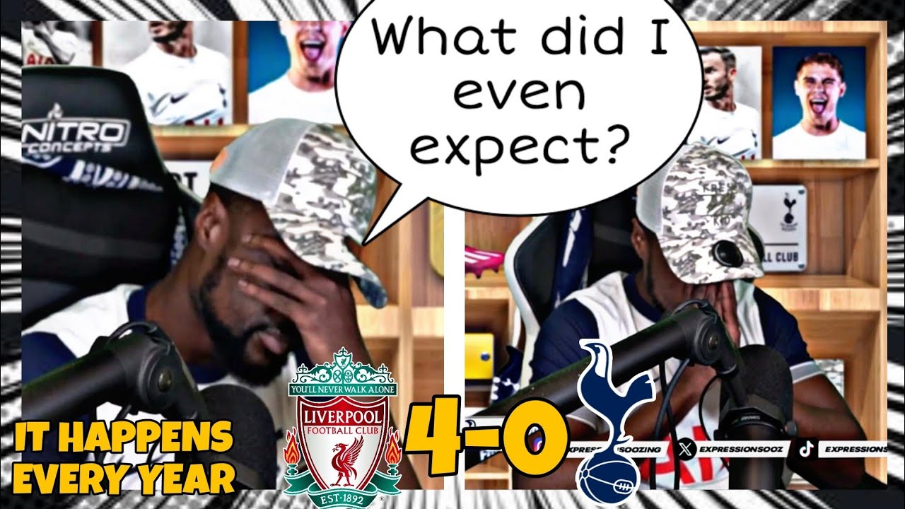 Expressions Oozing SUPER EMBARASSED after 4-0 Tottenham Loss Vs ...