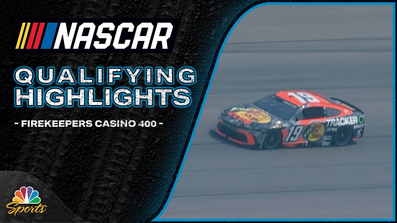 NASCAR Cup Series 2025: FireKeepers Casino 400 | QUALIFYING HIGHLIGHTS | Motorsports on NBC ...