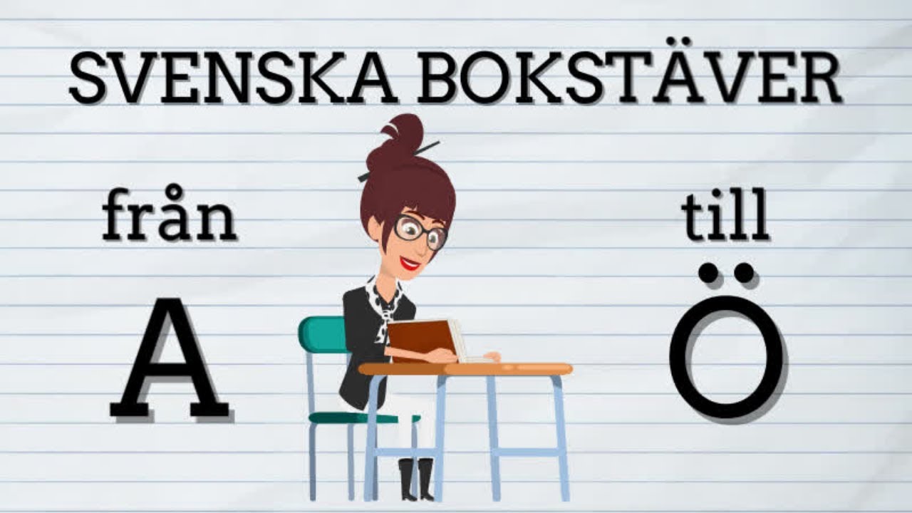 Swedish alphabets A-Ö || Svenska bokstäver A-Ö - YouTube
